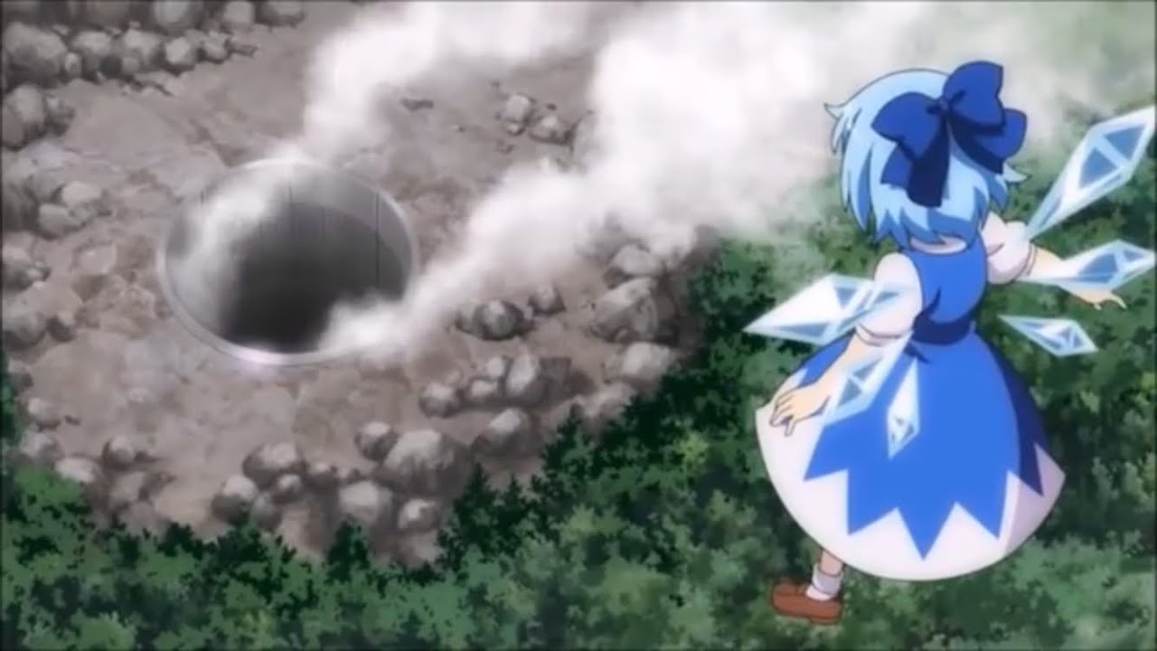 Cirno vs Okuu fight - YouTube