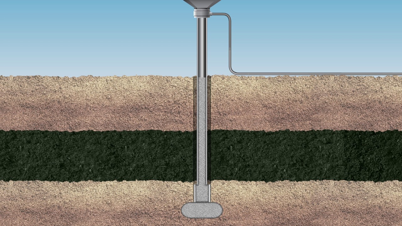 Impact grouted piers - YouTube