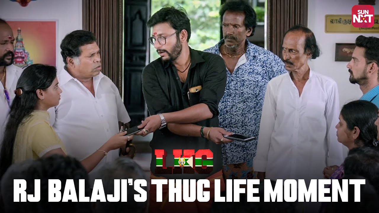 Hilarious Phone Exchange Scene from LKG | RJ Balaji | Tamil Movie | Sun ...