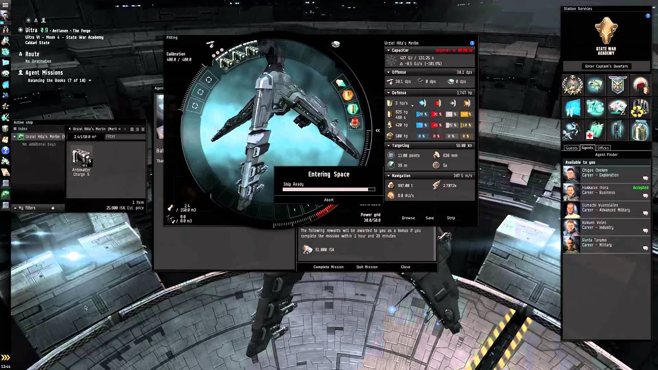 Eve Online Tutorial: Busines Carrer Agent Mission 6 & 7 - YouTube