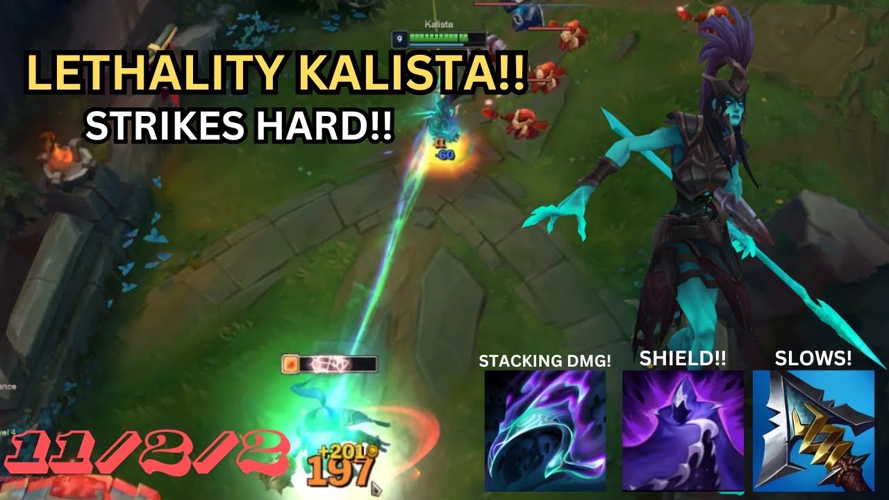 THIS LETHALITY KALISTA BUILD IS NUTS!! KALISTA LETHALITY TOP!! A-Z Top ...