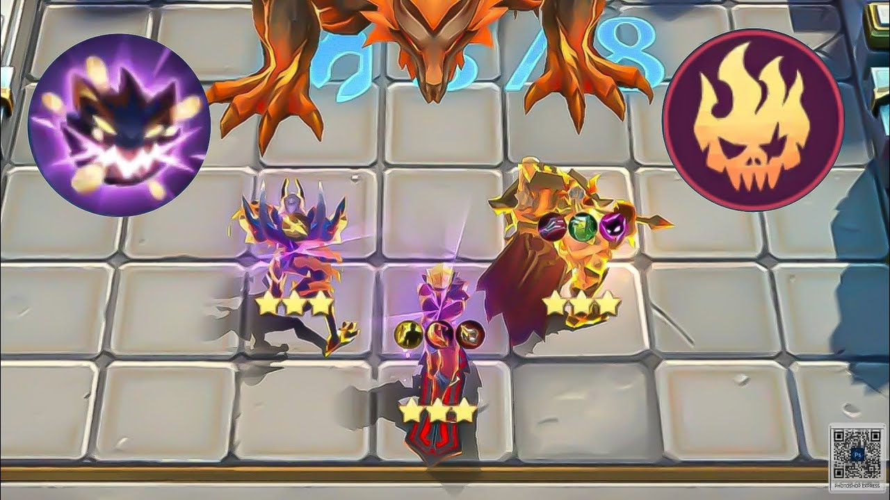 MAGIC CHESS | INFERNO FRIEND USING THARZ 3 | META - YouTube