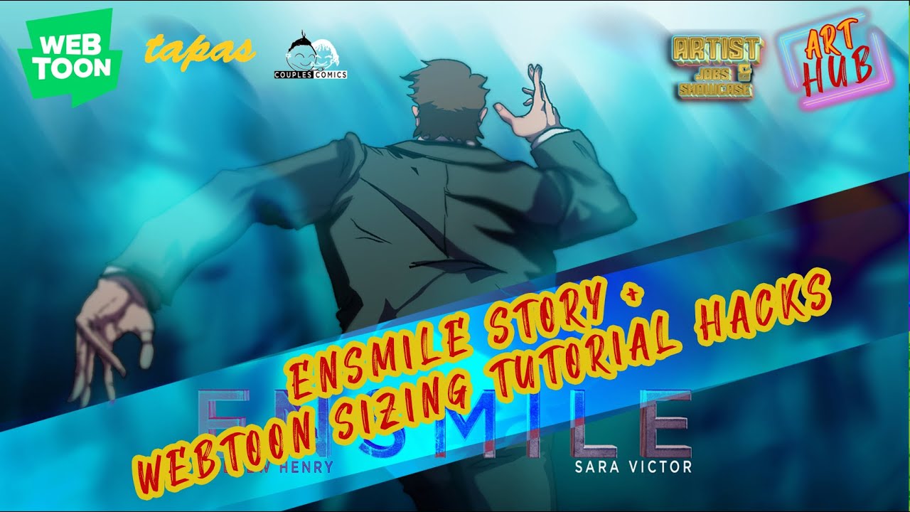 Ensmile story - Webtoon Tutorial easy way to Sizing pages for Webtoon ...