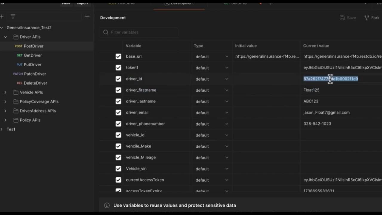 Setting Response as Variables in Postman - YouTube
