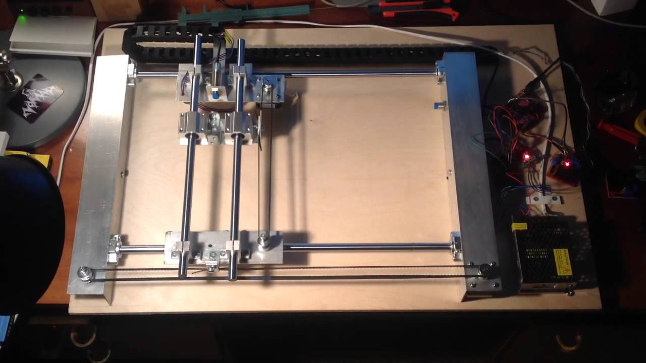 2axis cnc router - YouTube