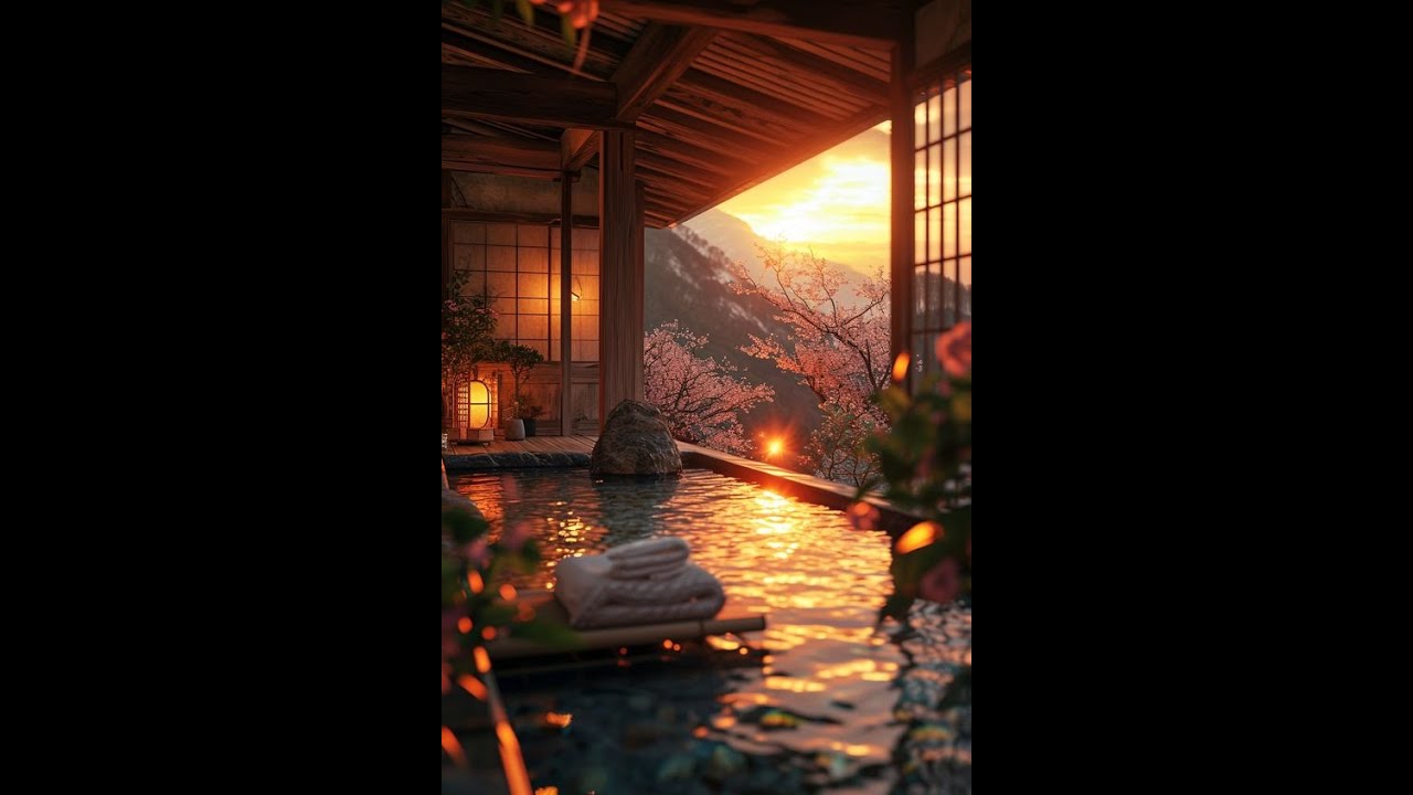Japanese spa - meditation, relax, study, focus, zen music - YouTube