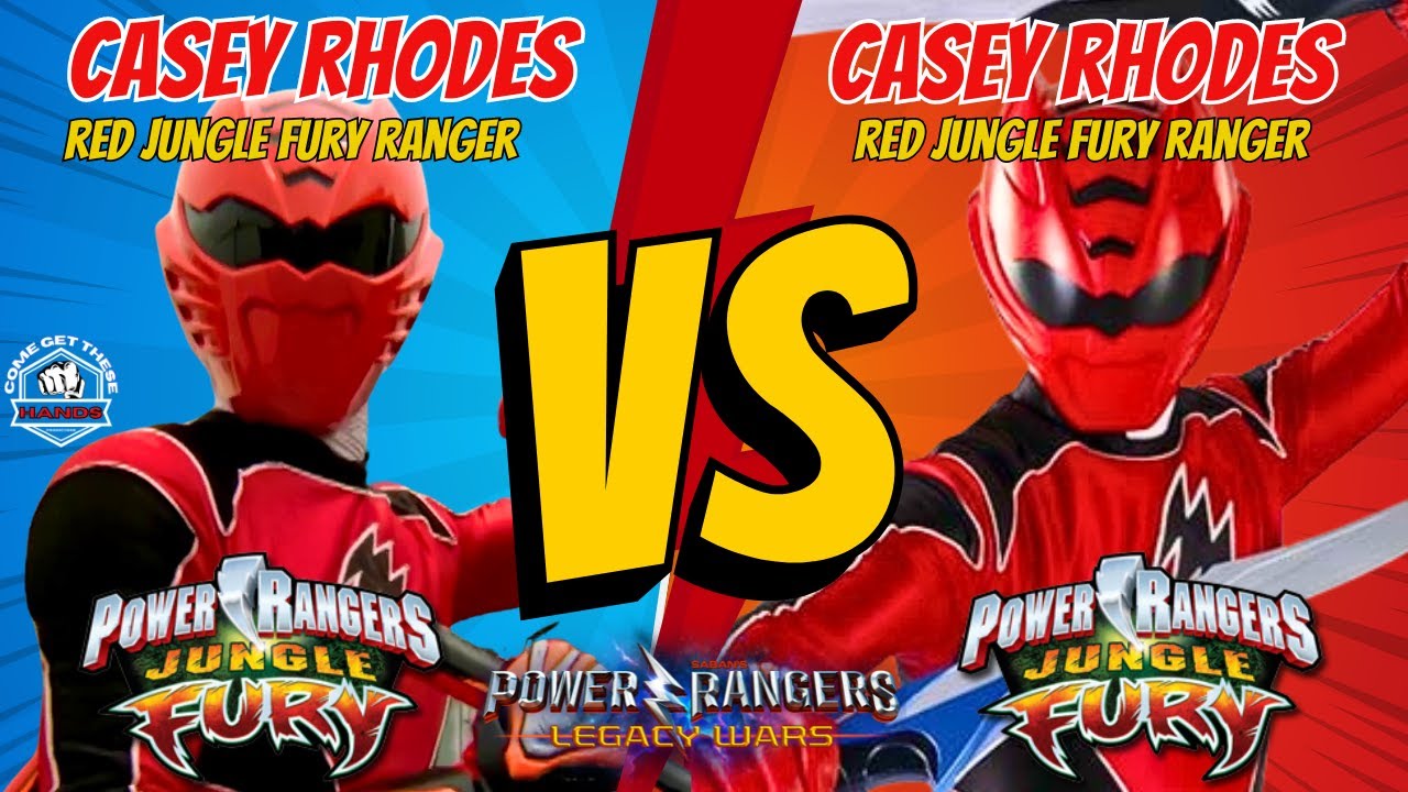 Casey Rhodes Vs Casey Rhodes | Power Rangers Legacy Wars - YouTube