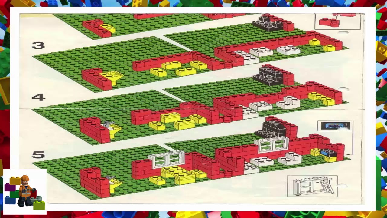 LEGO instructions - Town - Classic - 376 - House with Garden - YouTube