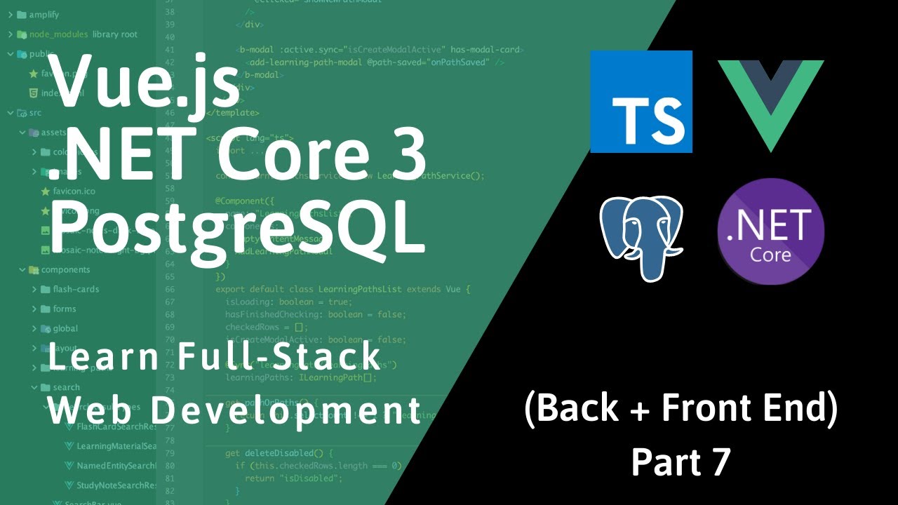 Full Stack Vue Net Postgresql Part 07 Youtube