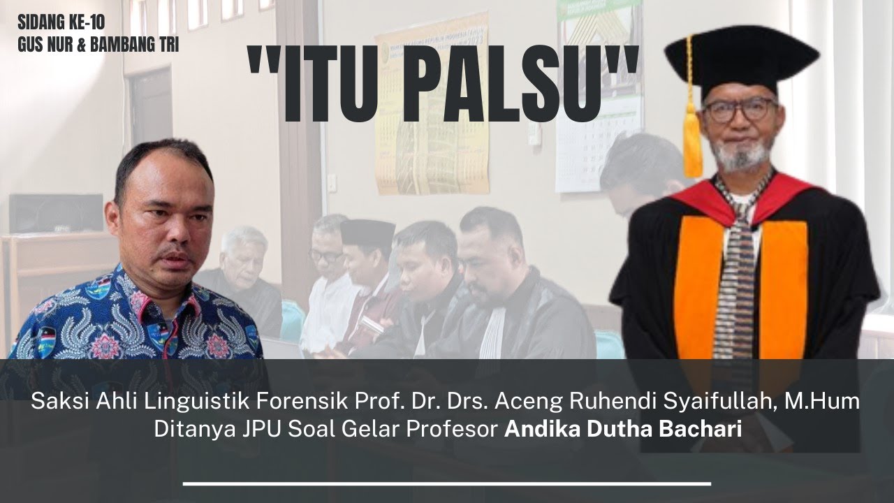Prof. Dr. Drs. Aceng Ruhendi Syaifullah, M.Hum Nyatakan Gelar Profesor ...