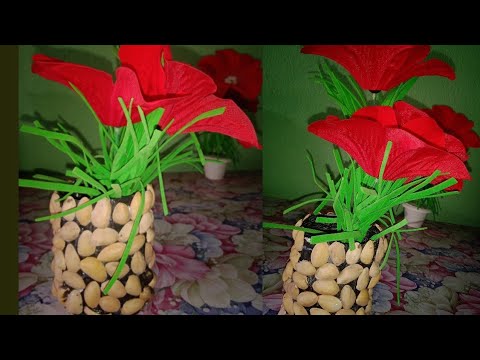 DIY Flower vash Pista cells - YouTube