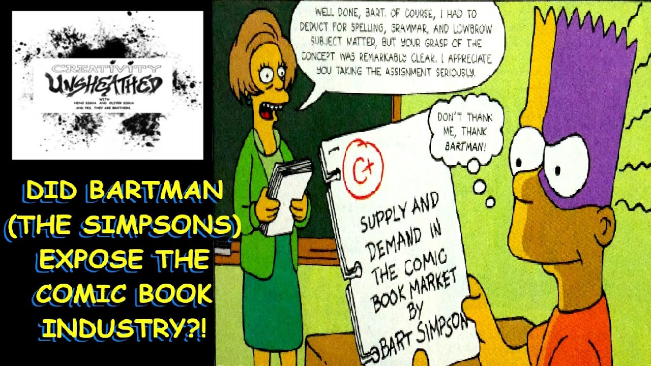 BARTMAN & THE SIMPSONS EXPOSED THE COMIC BOOK INDUSTRY?! (CGC / GIMMICK ...
