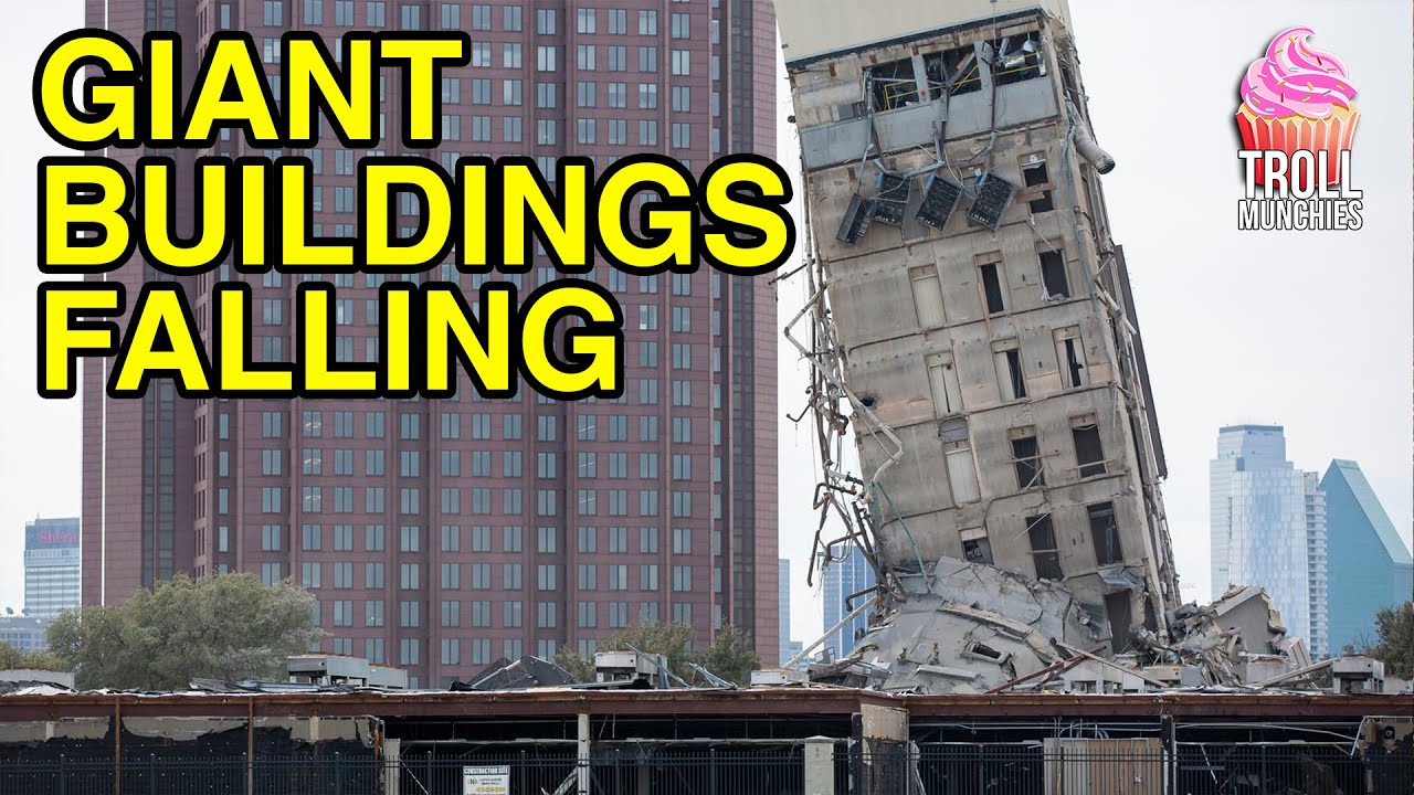 Giant Buildings Fall Is So Satisfying - YouTube