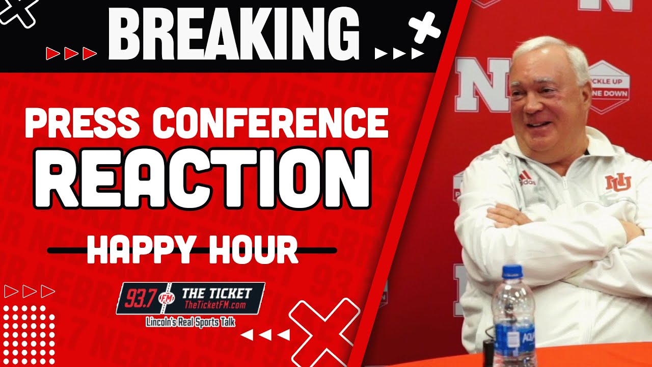 Nebraska Football Assistant coach pressers REACTION | Happy Hour: Nov ...