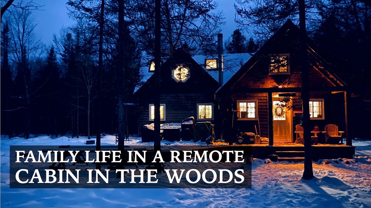 Life in a Remote Cabin in the Woods - YouTube