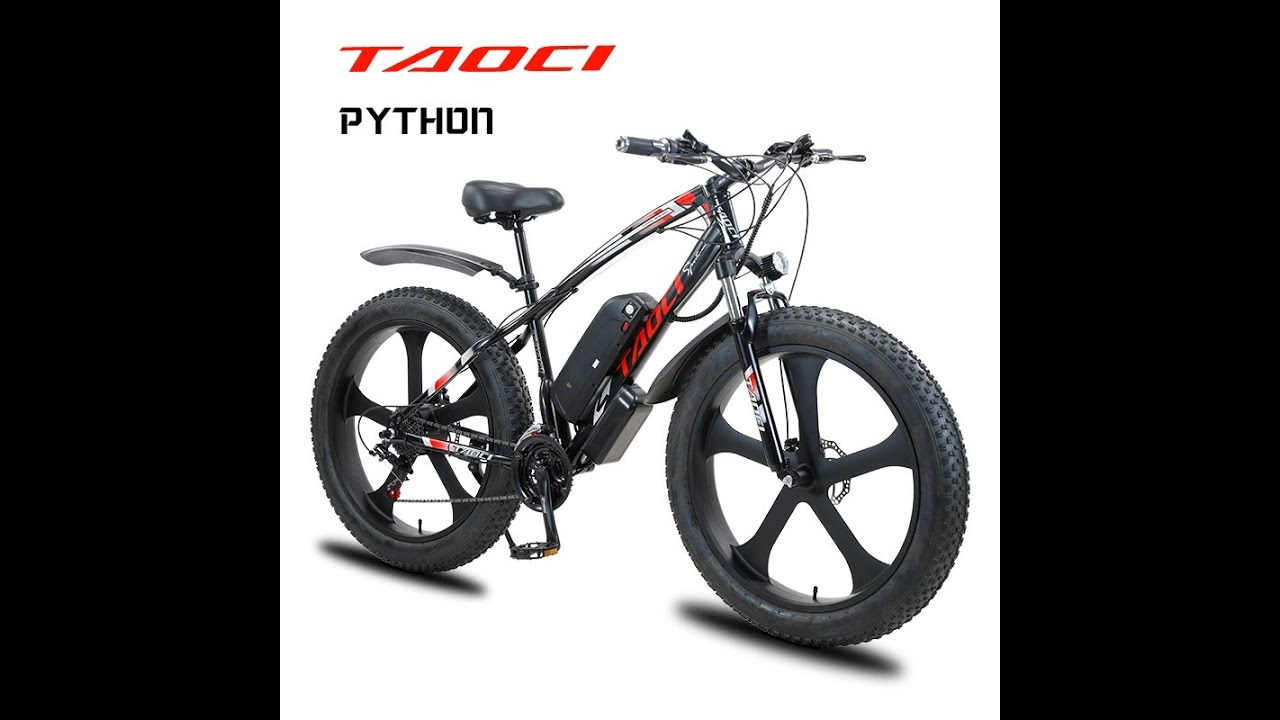 Hot Selling!! TAOCI | PYTHON | E-Bike 48V - 1000W - 26" | 50KM Range ...