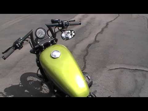 2011 XL1200N, HARLEY DAVIDSON, SPORTSTER NIGHTSTER, APPLE GREEN AND VIVID BLACK