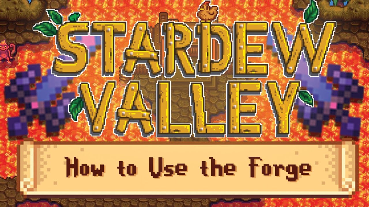 How to Use the Forge - Stardew Valley 1.5 Update - YouTube
