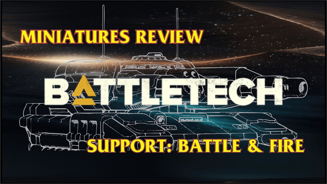 Battletech Support Pack Battle and Fire Lance Miniatures Review - YouTube