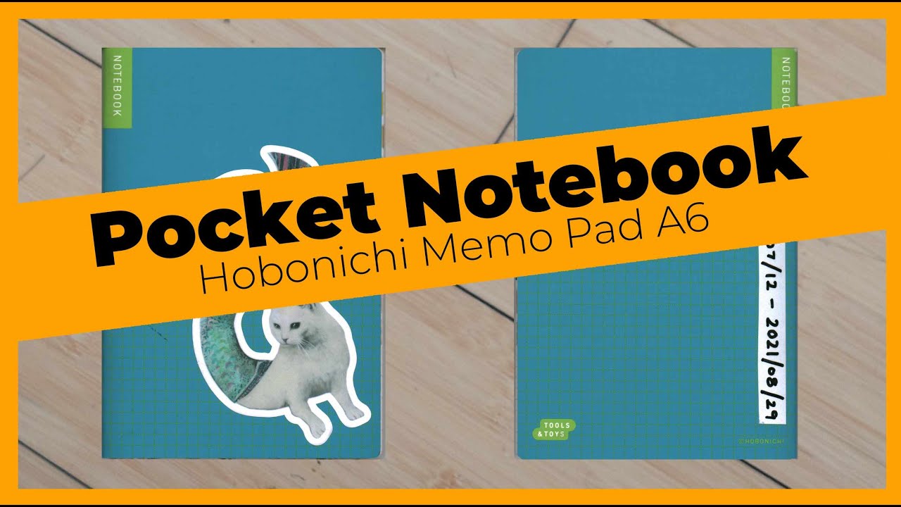 Pocket Notebook Flip Thru: Hobonichi Memo Pad A6 - YouTube