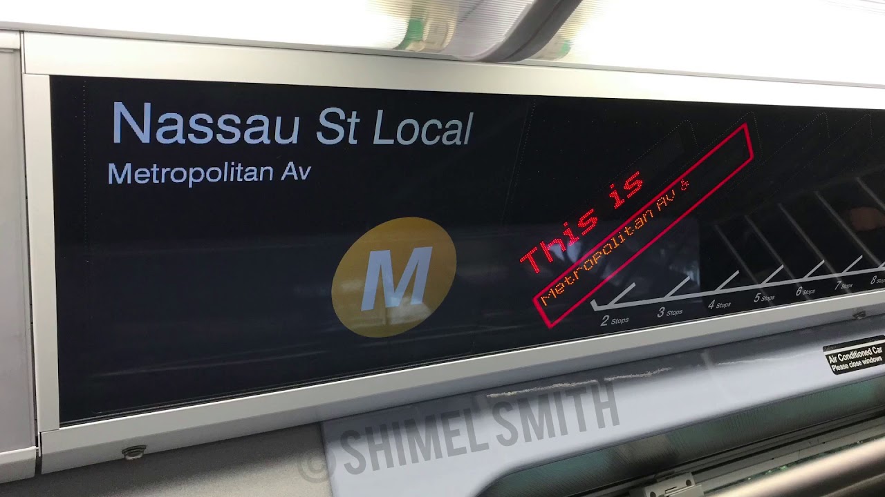 ᴴᴰ R179 (M) Train annoucments To Metropolitan Av - Middle Village - YouTube