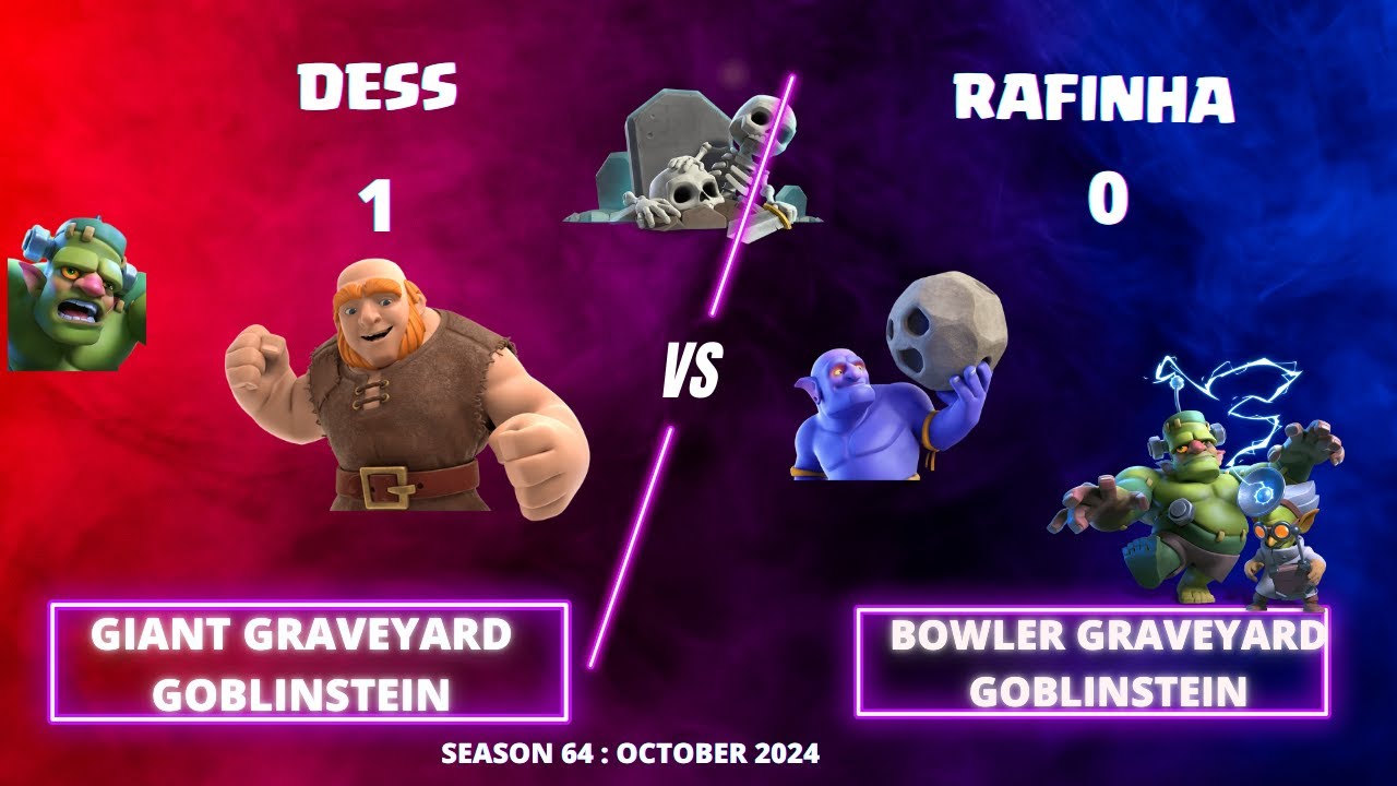 Giant Graveyard Stein vs Bowler Graveyard Stein (1-0) : Clash Royale ...