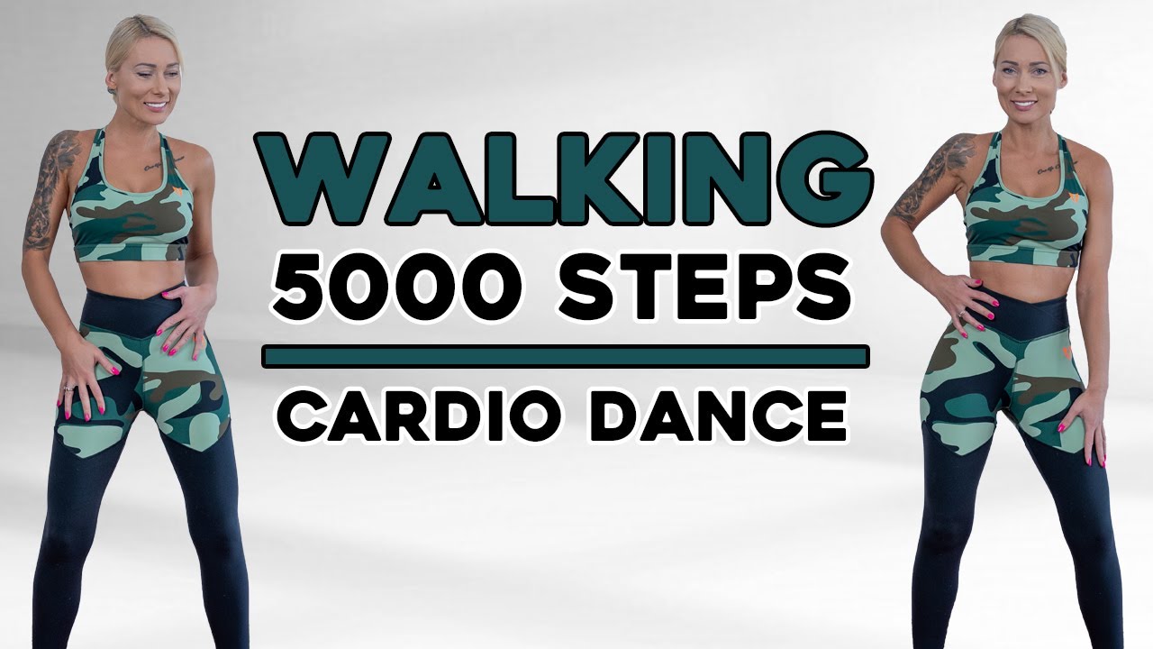 5000 STEPS IN 30 MIN - Walking Cardio Dance Workout to Burn Fat, Mood ...