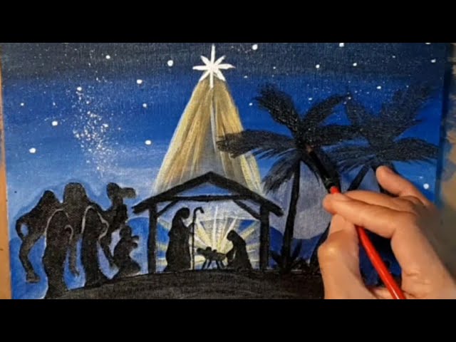 Christmas Belen Painting