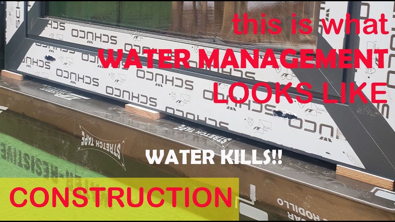 EXCEPTIONAL WATER MANAGEMENT for this Window Install... - YouTube