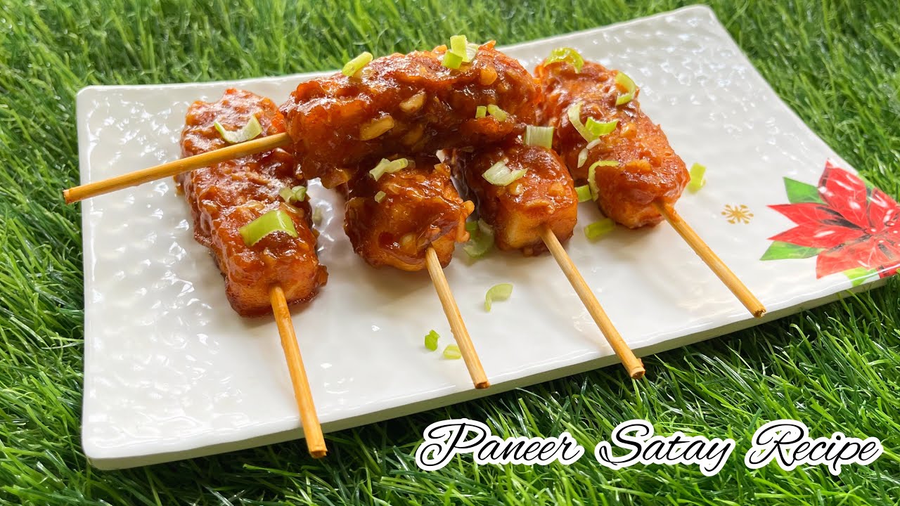 Paneer Satay Recipe | Paneer Starter | Foodies Corner - YouTube