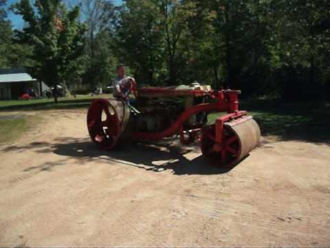 fordson lawn roller - YouTube