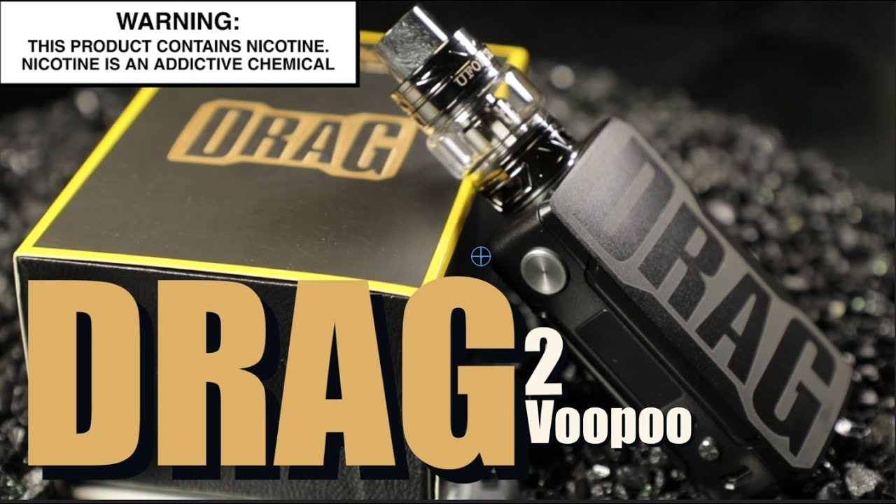 DRAG 2 Kit By VooPoo with GENE Fit Chip and Uforce T2 Tank...~Vape Kit ...