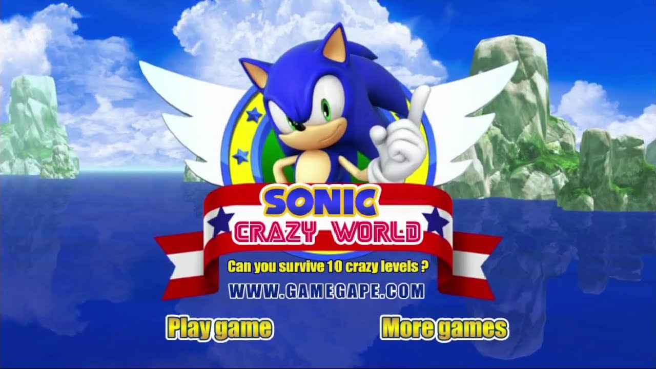 Sonic Crazy Jump (Flash Game) - Gameplay - YouTube
