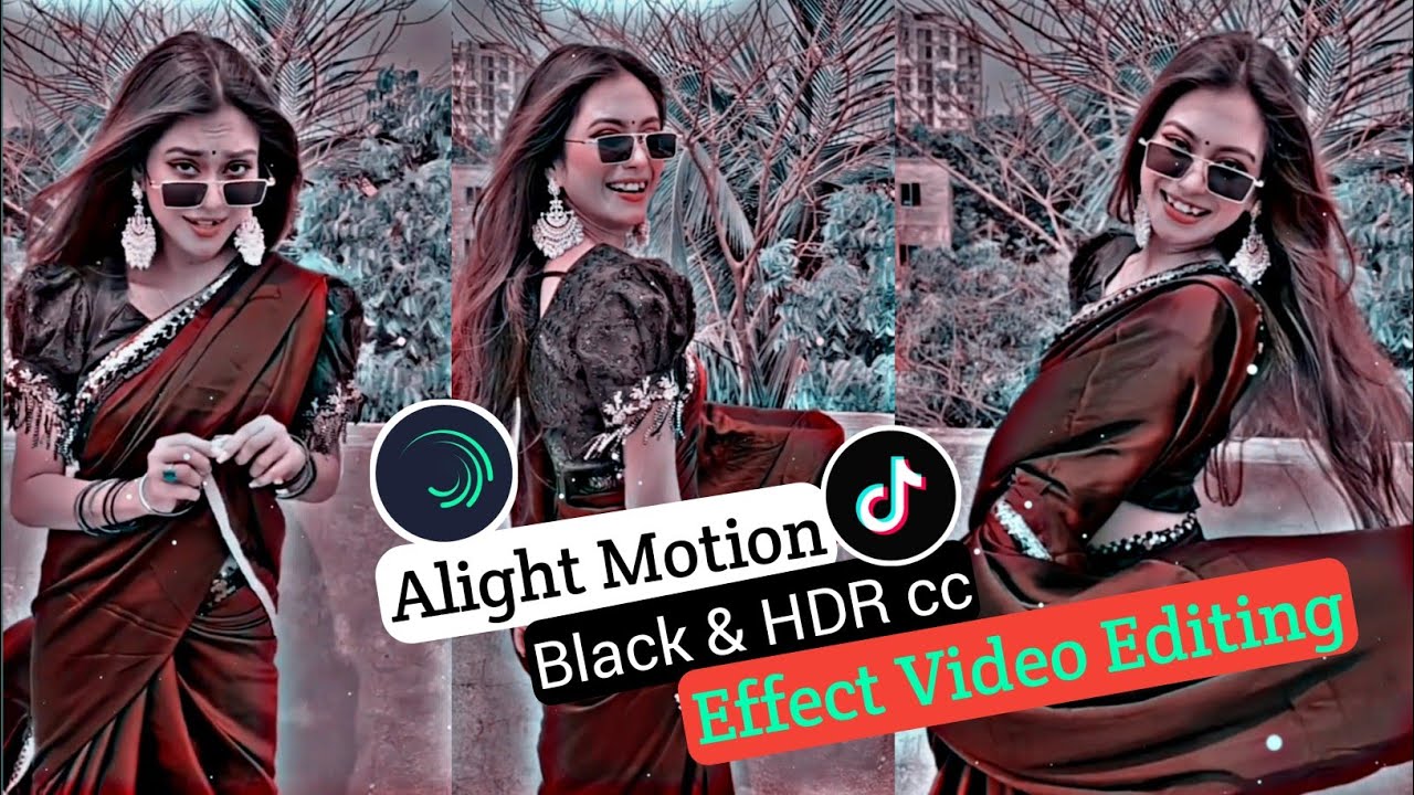 Alight Motion Colour Editing | Black Colour & HDR CC Effect | Alight ...