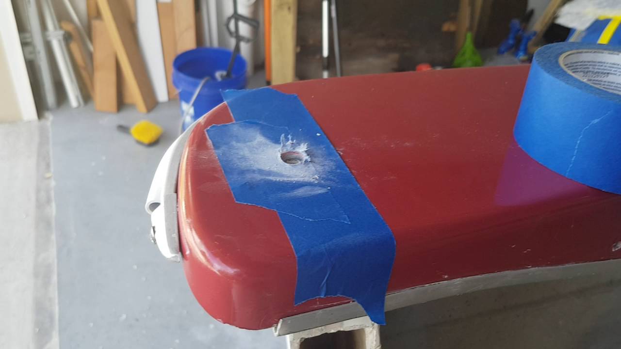 1960 MFG Edinboro Transom Repair - Riser Prep - YouTube