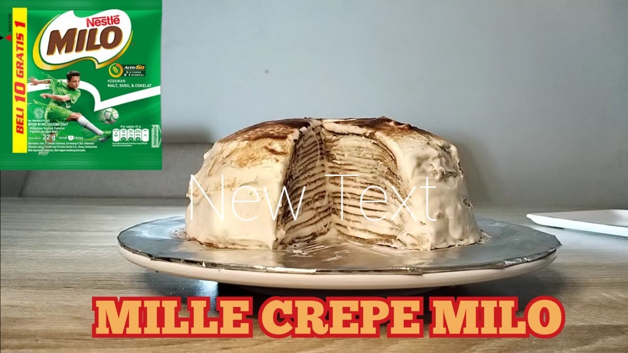 TANPA OVEN ! RESEP MILLE CREPE VIRAL Mille Crepe Milo Mudah & Murah ...