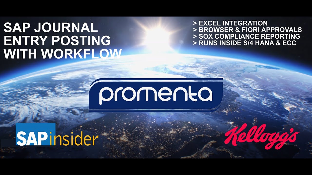SAP JOURNAL ENTRY POSTING: Webinar - With Workflow Approvals And EXCEL ...