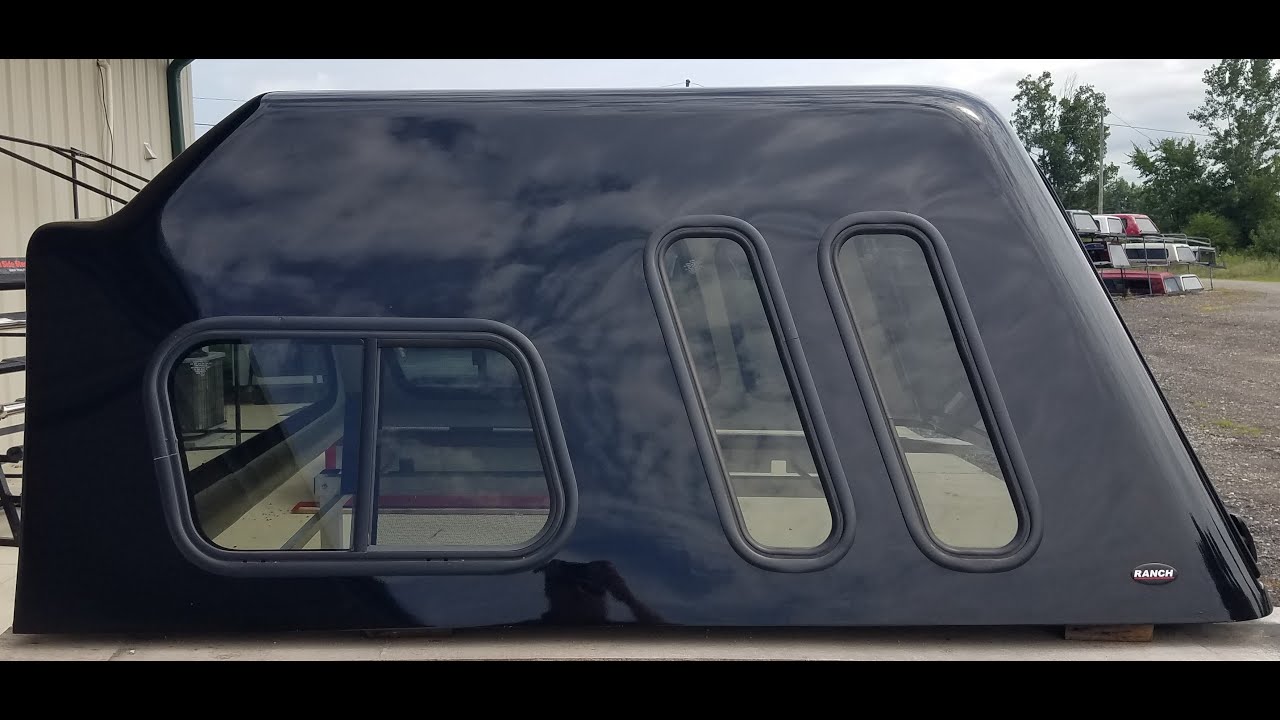 Walk around of Used Ranch High Rise truck topper for sale. 15-20 Ford F ...