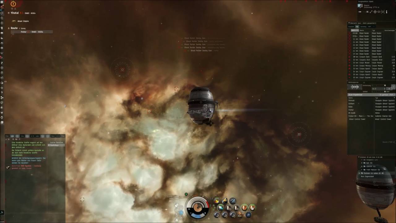 Eve online Blood Raider Psychotropics depot - YouTube