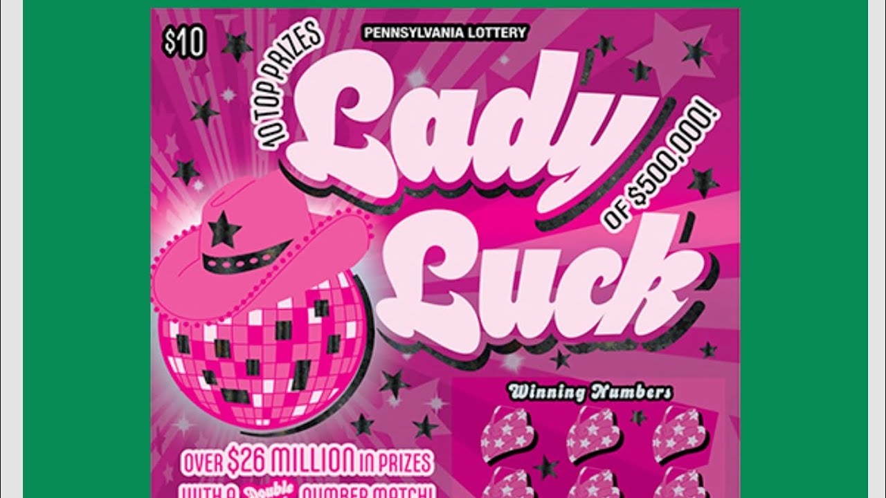 LADY LUCK (FROM DAY 1) PA LOTTERY NEW JANUARY 2025 $10 SCRATCH OFF ...