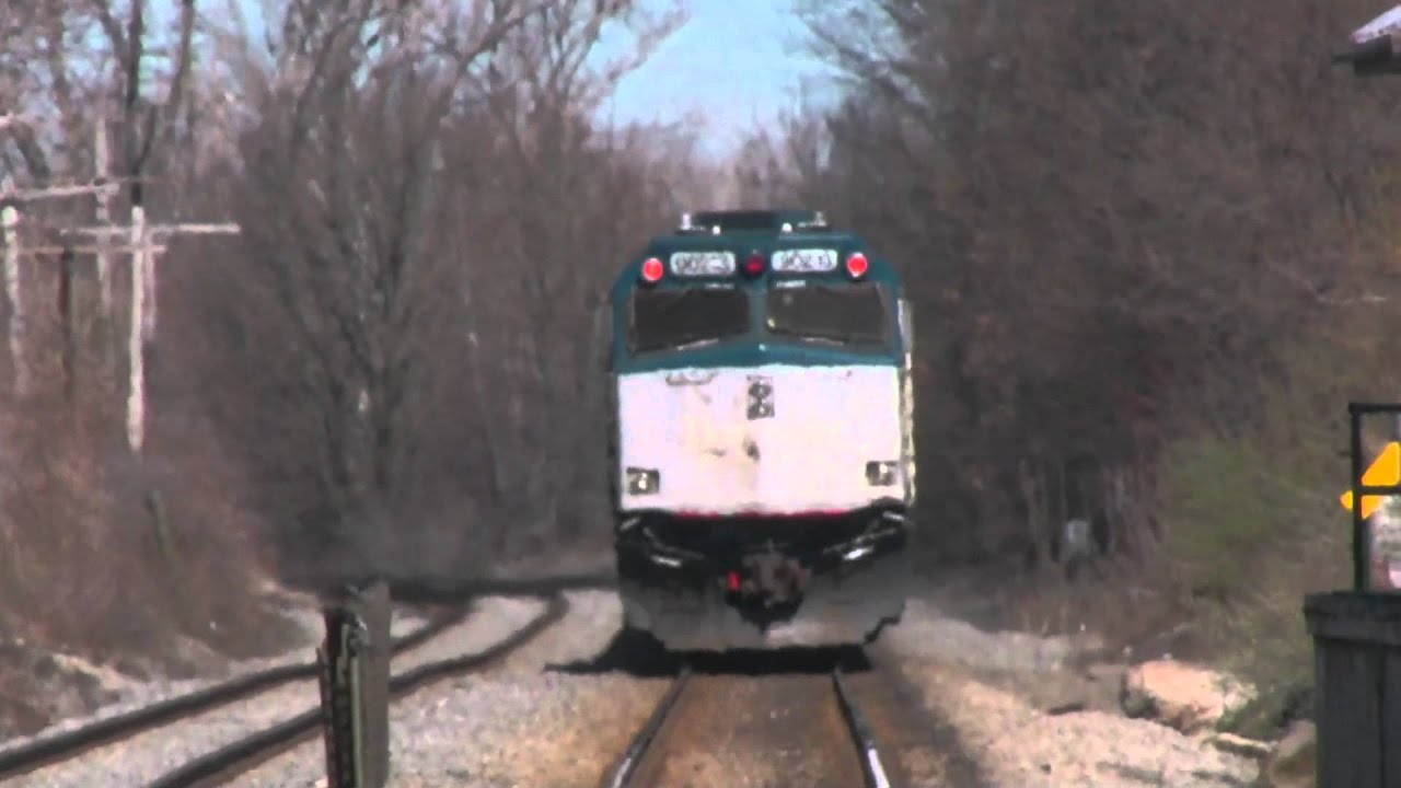 (BTC101-1080) Amtrak (W/ Amtrak #90213 F40 NPCU) Blast's through ...