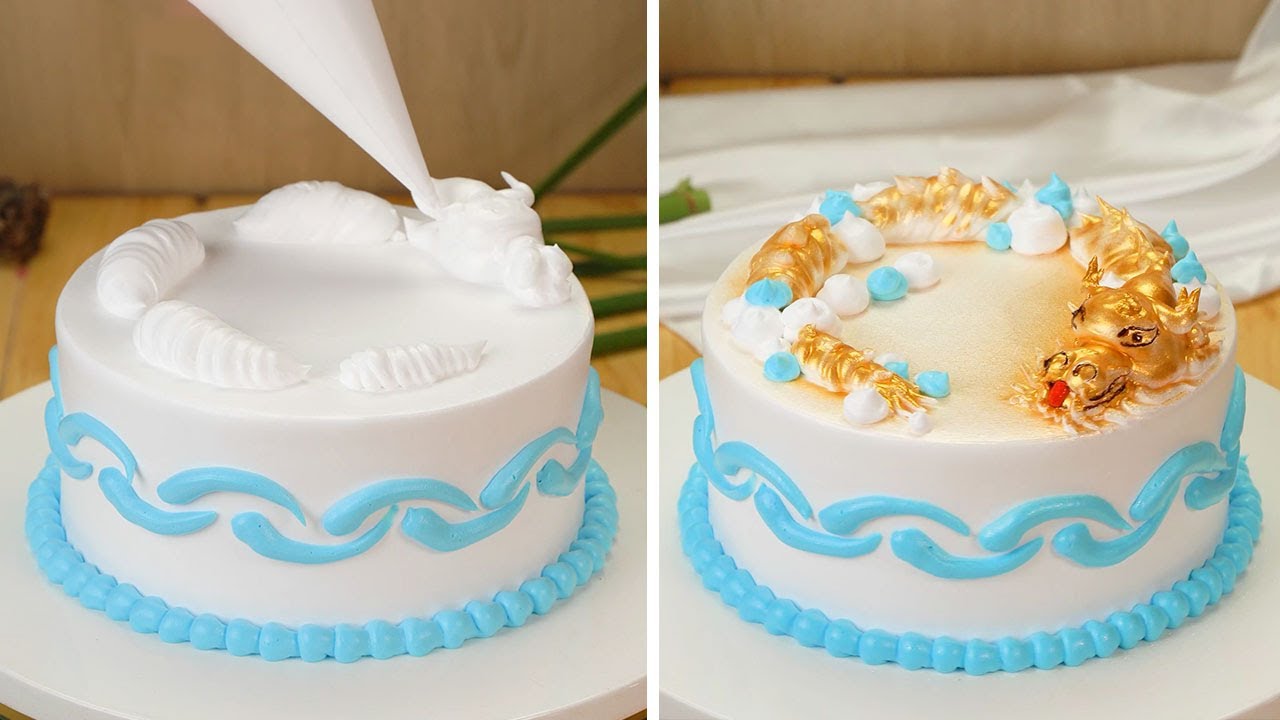 Simple Cake Art Decorating Tutorials With Step By Step | Cake Design ...