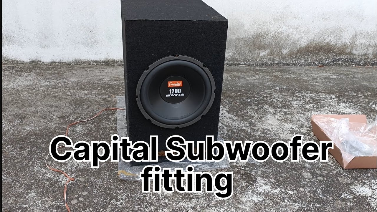 Capital Subwoofer Fitting.. - YouTube
