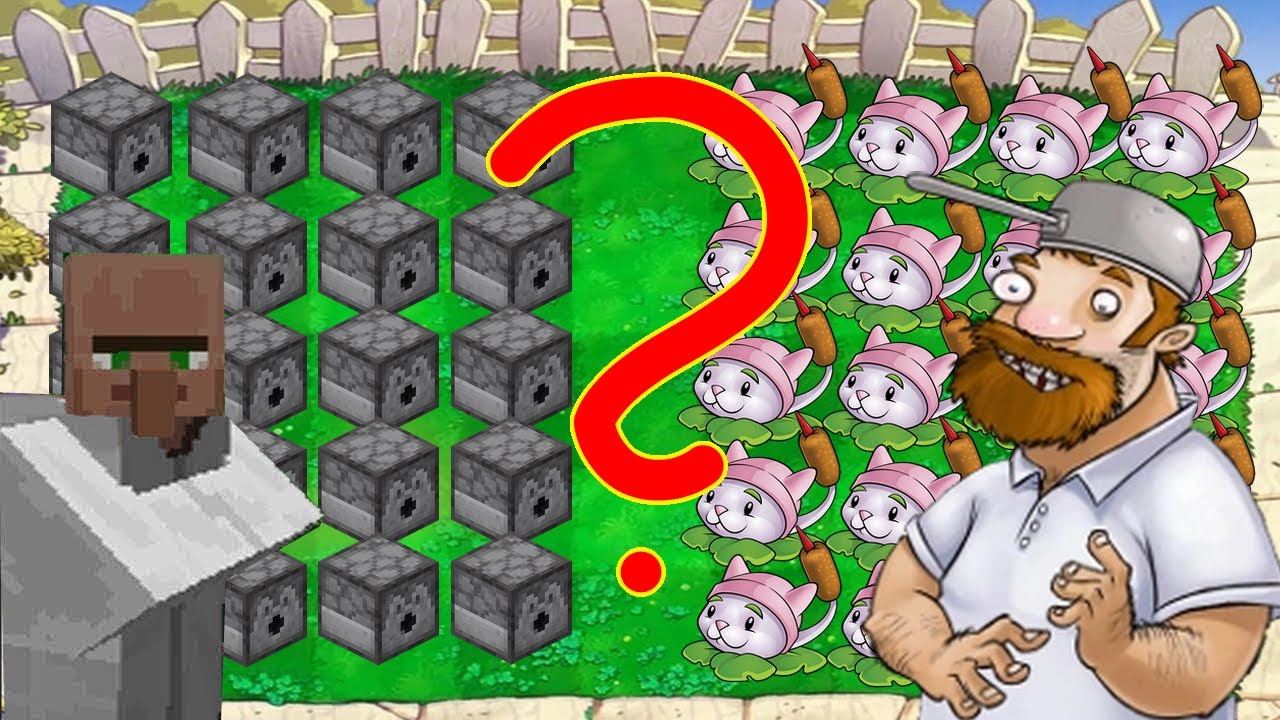 PvZ Discovery - Best Minecraft Cattail Team - YouTube