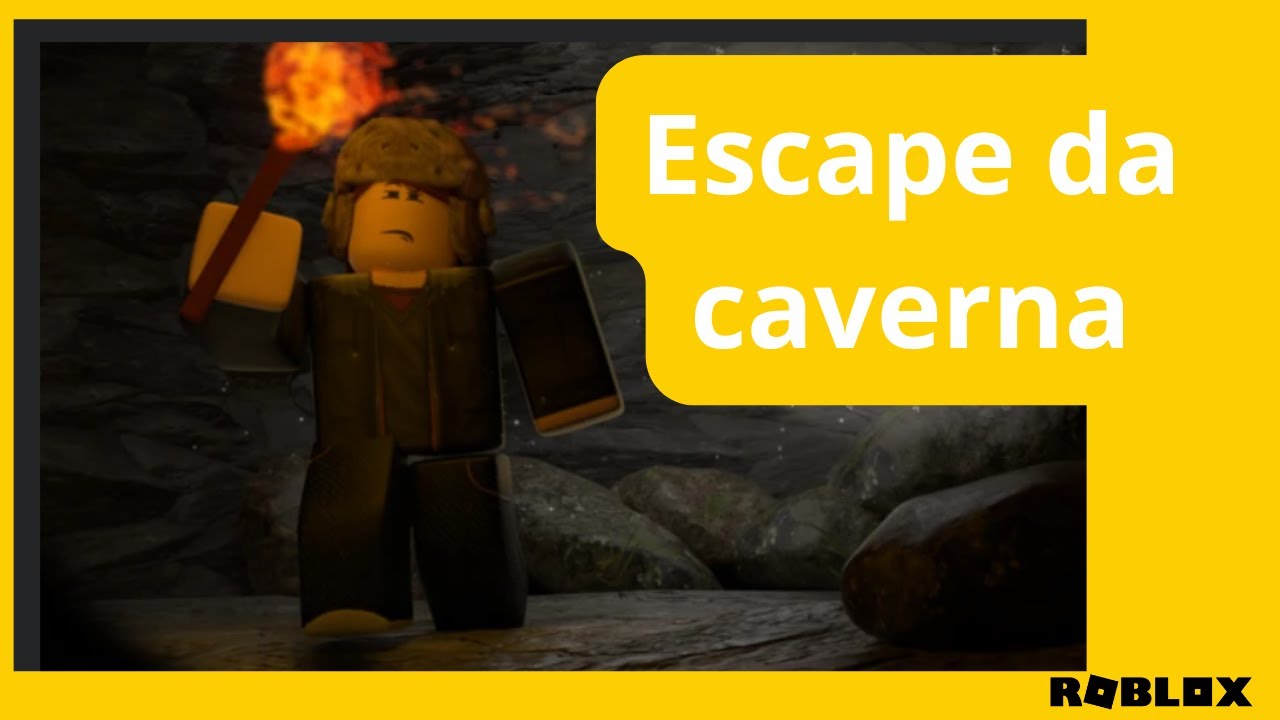 ROBLOX- Escape da caverna da aventura - PAÇOKAS - YouTube