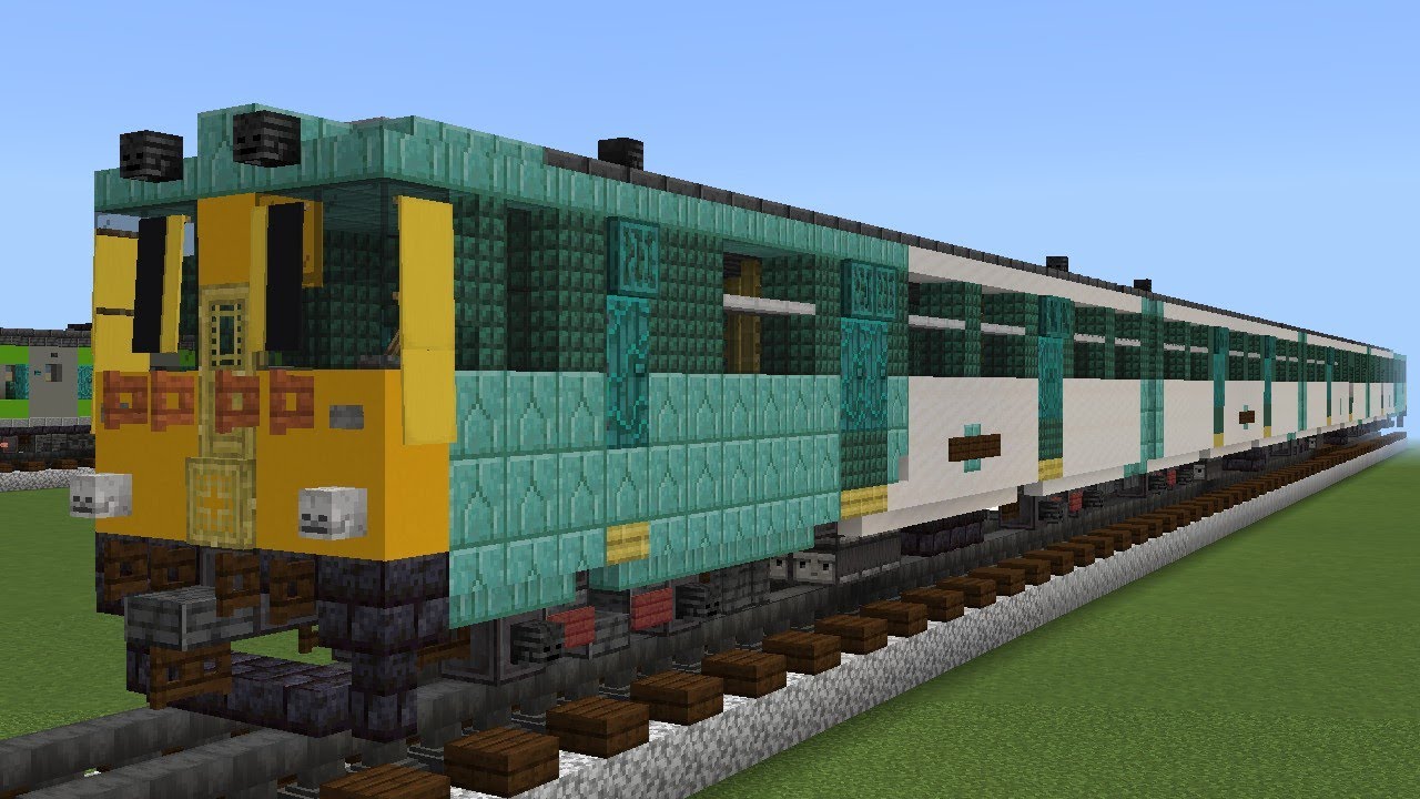 Minecrafting Tutorial - Southern Class 455 Train How to Build. - YouTube