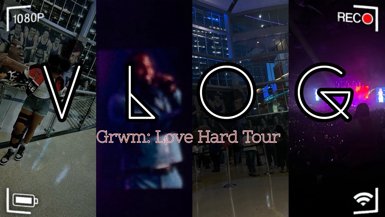 VLOG: GRWM/ Love hard concert day! ( Vibes, outfit, TREY SONGZZ, +more ...