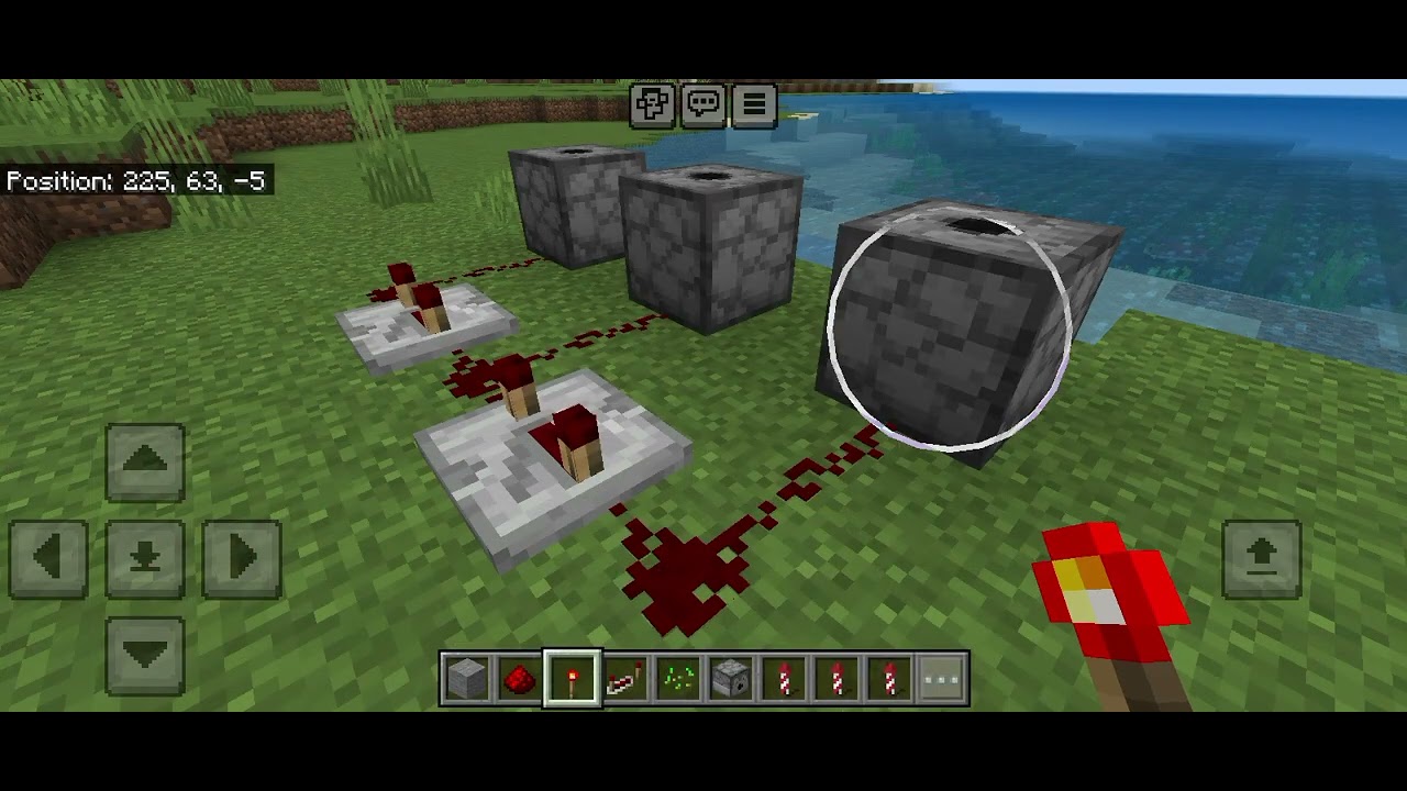 simple fireworks launcher in minecraft#minecraft #new #viralvideo #fire ...