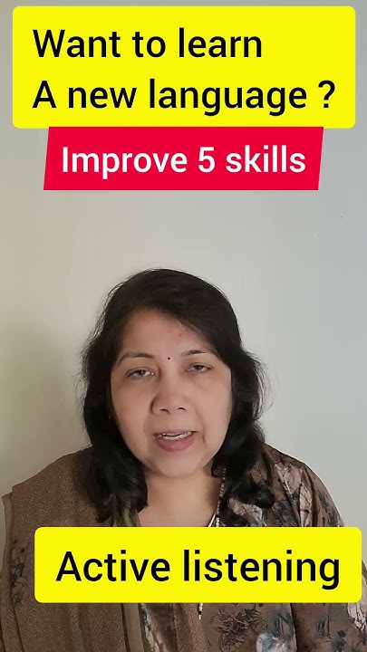 The important skills you should pay attention to , if you want to learn a new language. - YouTube