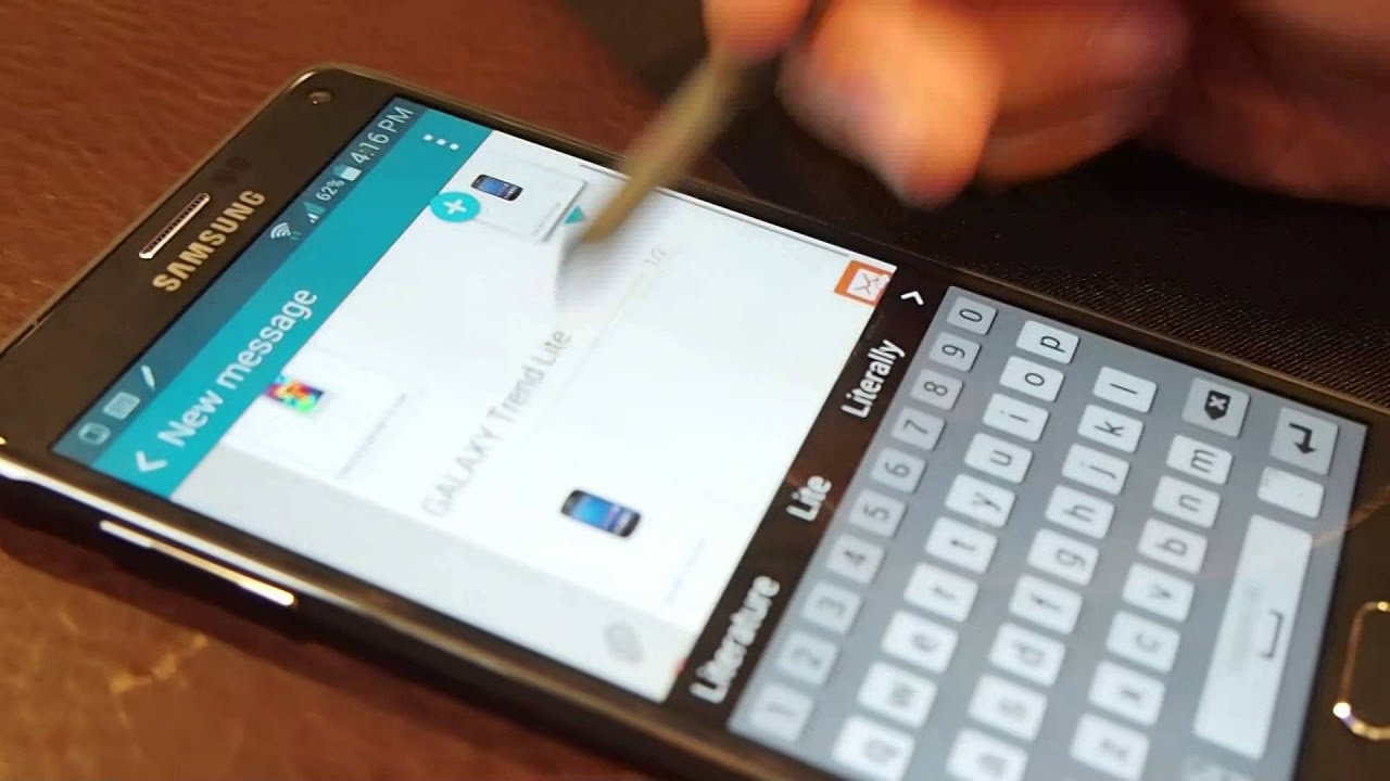 First looks at Smart Select on the Samsung Galaxy Note 4 - YouTube
